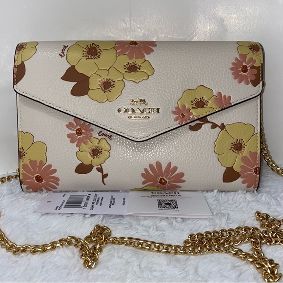 Coach | Bags | Coach Leather Clutch Crossbody New | Poshmark